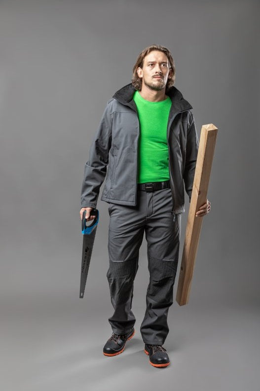 Softshell jaka Hoegert Inn, pelēka – Darba apģērbi, darba apavi ...